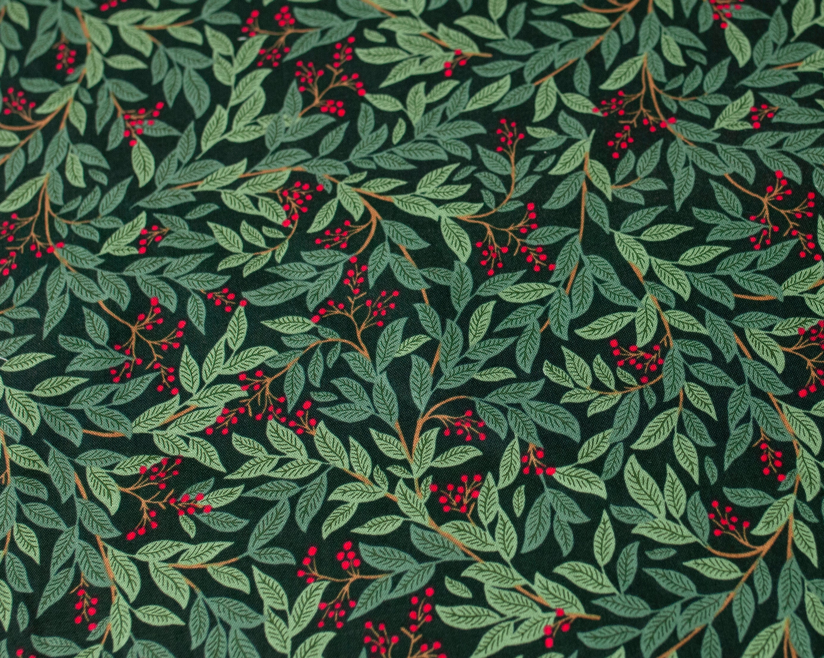 Holiday Classics - Willowberry - Evergreen Fabric Rifle Paper Co., hal ...