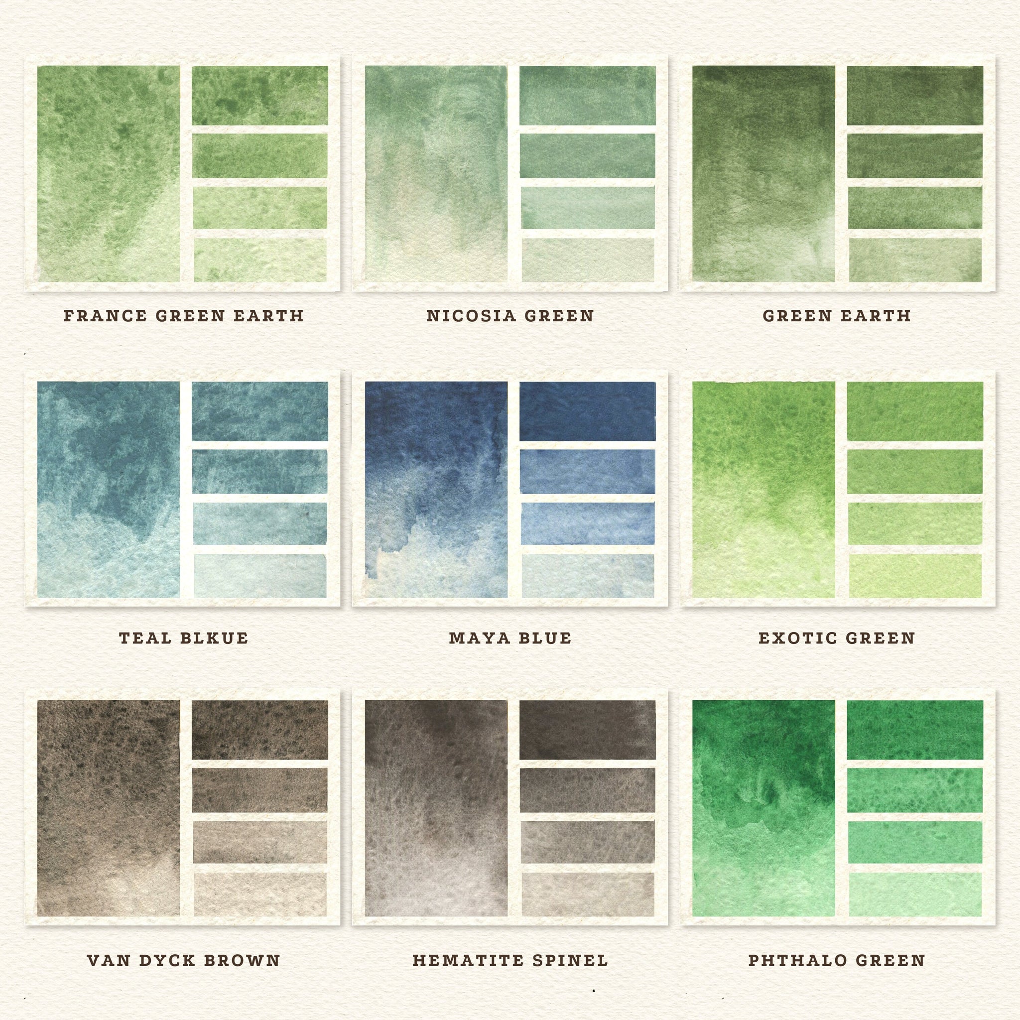 Custom palette. Artisan colors – RedCloverMeadow